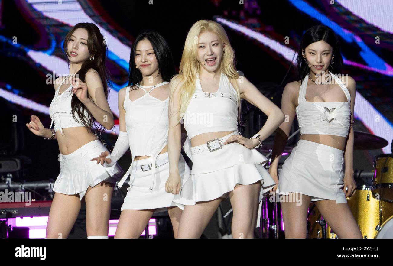 Seoul, South Korea. 29th Sep, 2024. South Korean K-Pop girl group ITZY ...
