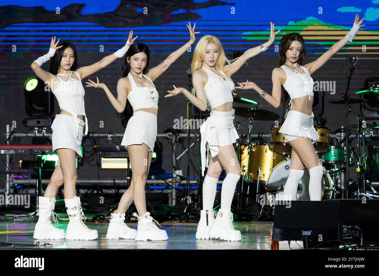 Seoul, South Korea. 29th Sep, 2024. South Korean K-Pop girl group ITZY ...