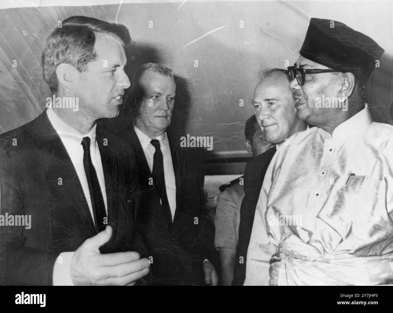 ROBERT KENNEDY WITH MALAYSIAN PRIME MINISTER TUNKU ABDUL RAHMAN IN ...