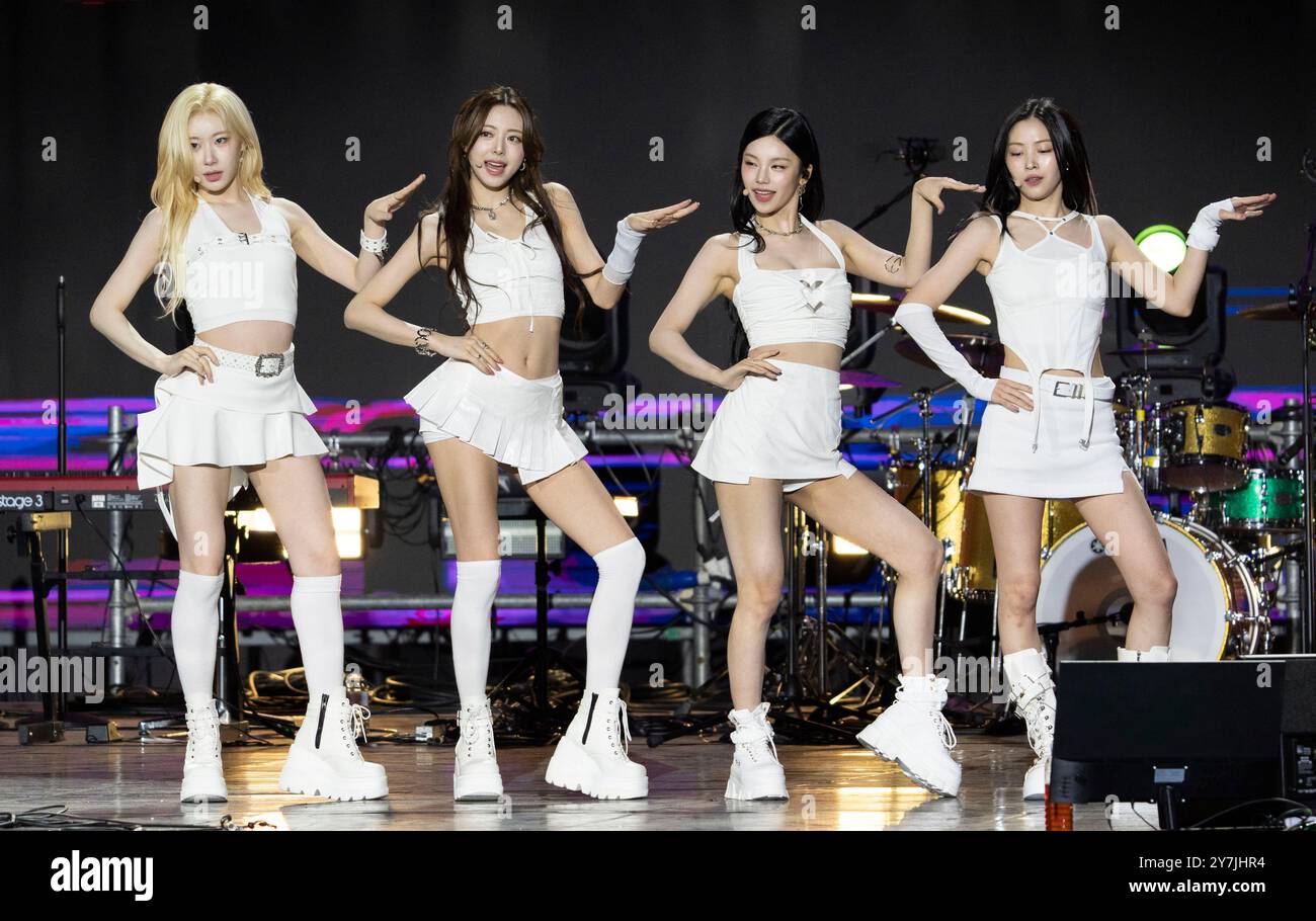 Seoul, South Korea. 29th Sep, 2024. South Korean K-Pop girl group ITZY ...