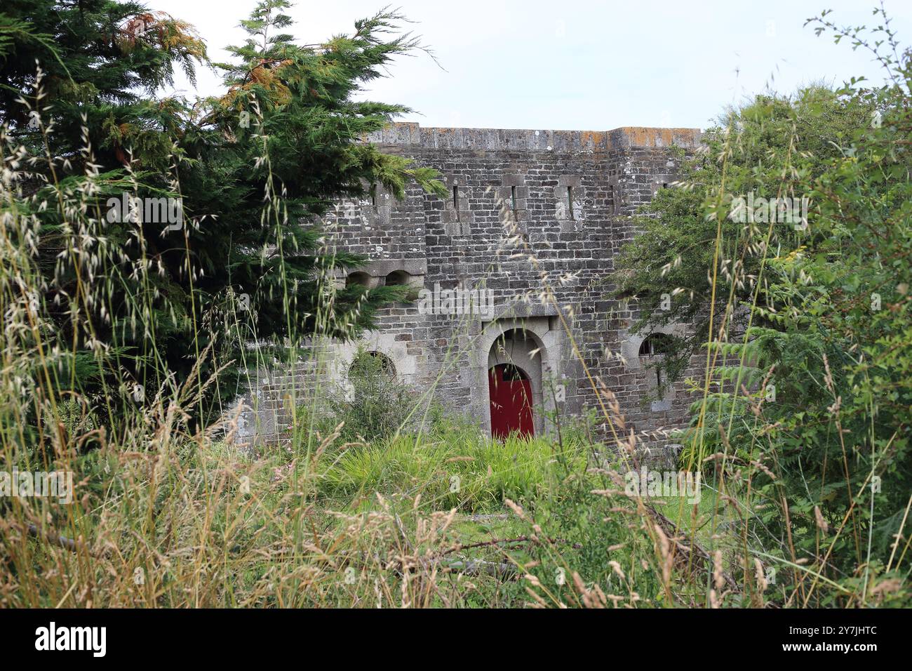 Fortin at Port Salio, Belle Ile en Mer, Brittany, France Stock Photo ...