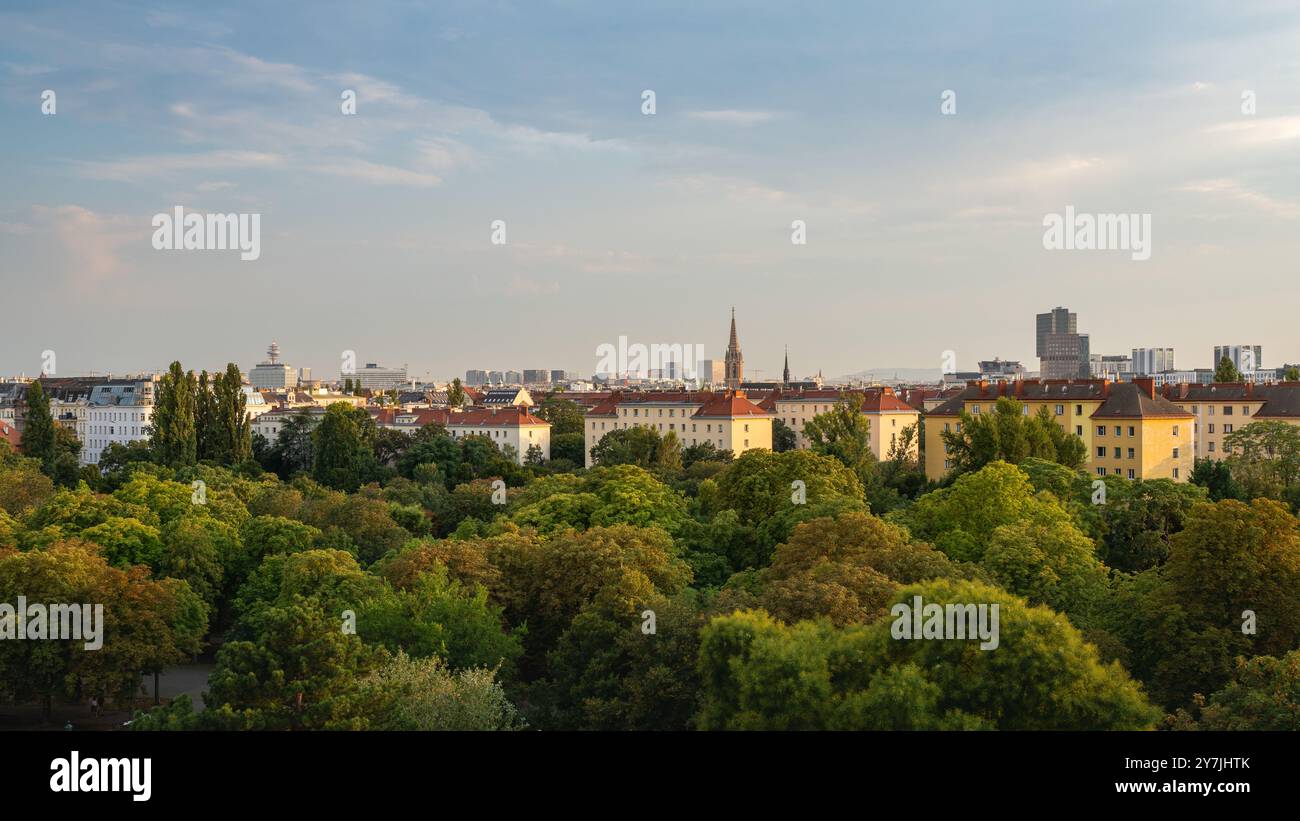 Panoramic view of Vienna, Austria, showcasing the city's blend of ...