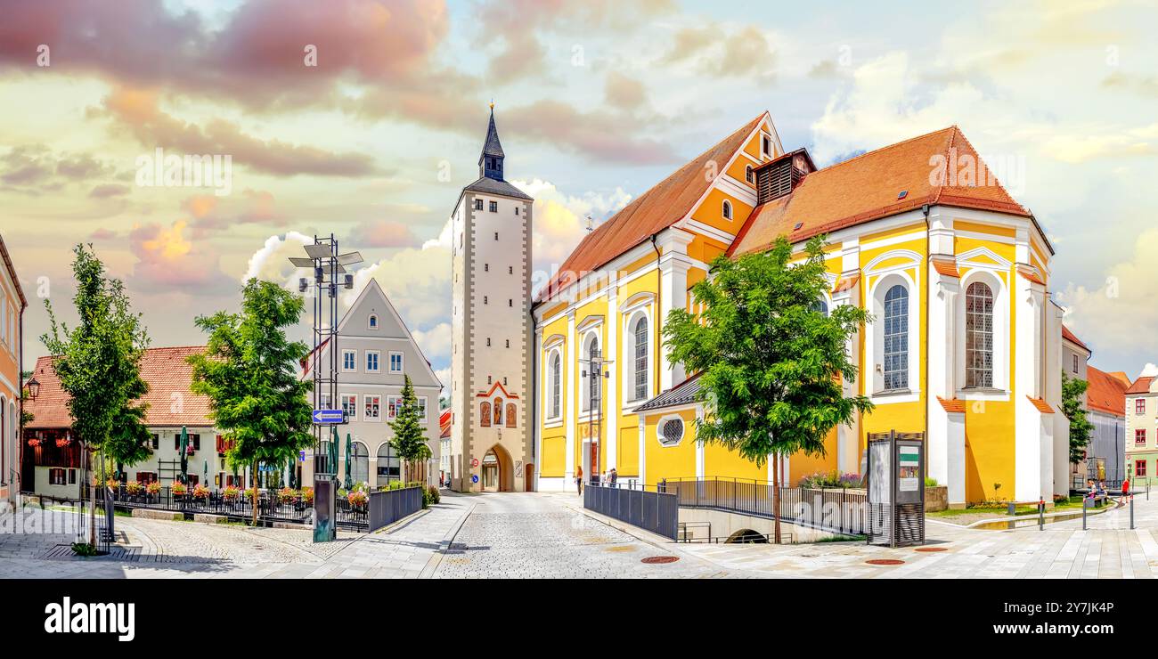 Old city of Mindelheim, Germany Stock Photo - Alamy