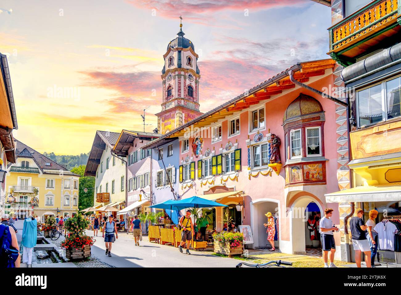 Mittenwald old town hi-res stock photography and images - Alamy