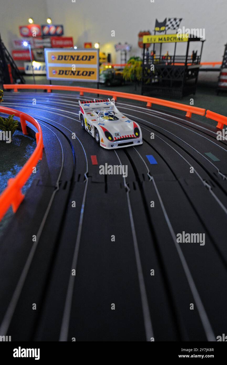 HO scale slot car Porsche 510K custom build Stock Photo - Alamy