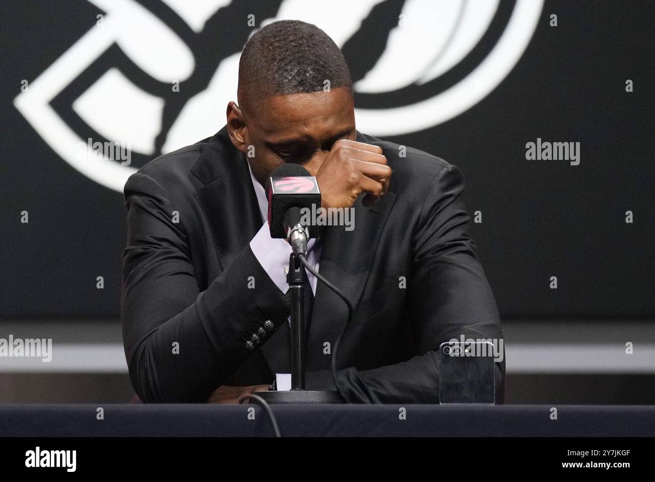 Toronto, Can. 30th Sep, 2024. Toronto Raptors President Masai Ujiri ...