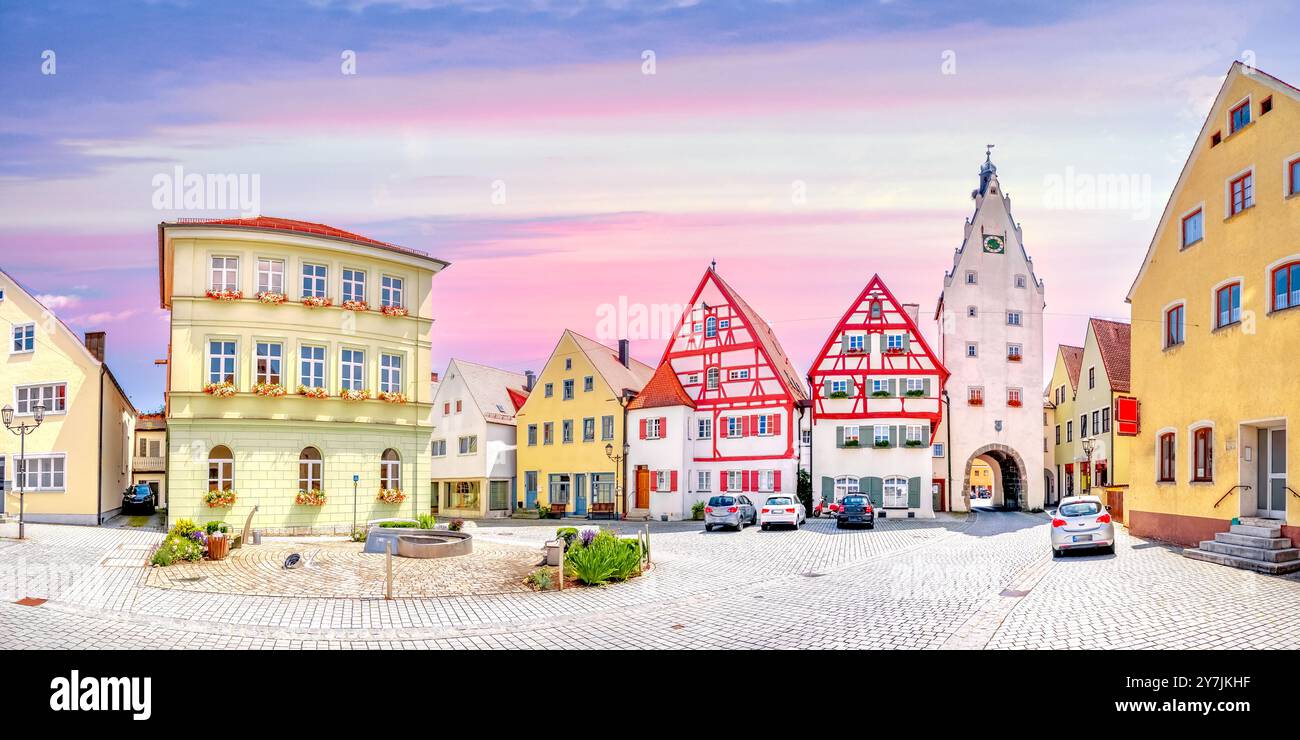 Old city of Monheim, Germany Stock Photo - Alamy