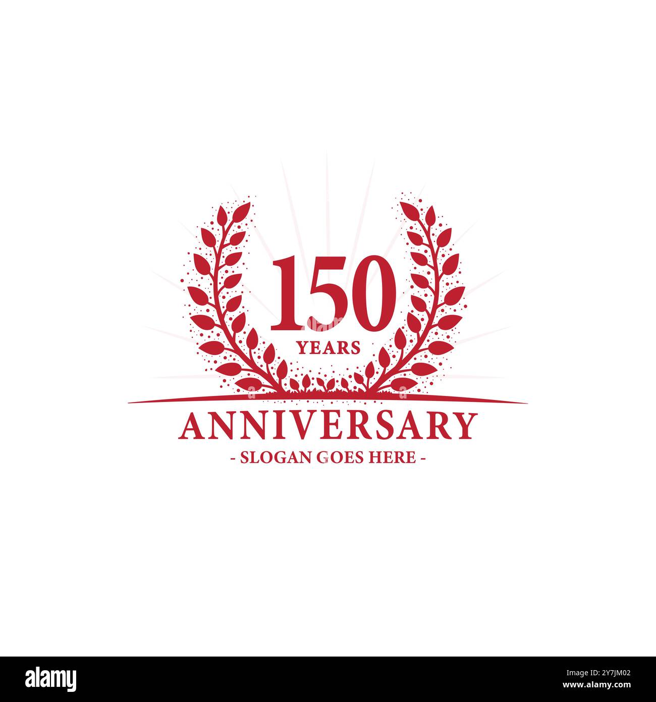 150 years celebrating anniversary logo. 150th years anniversary design ...