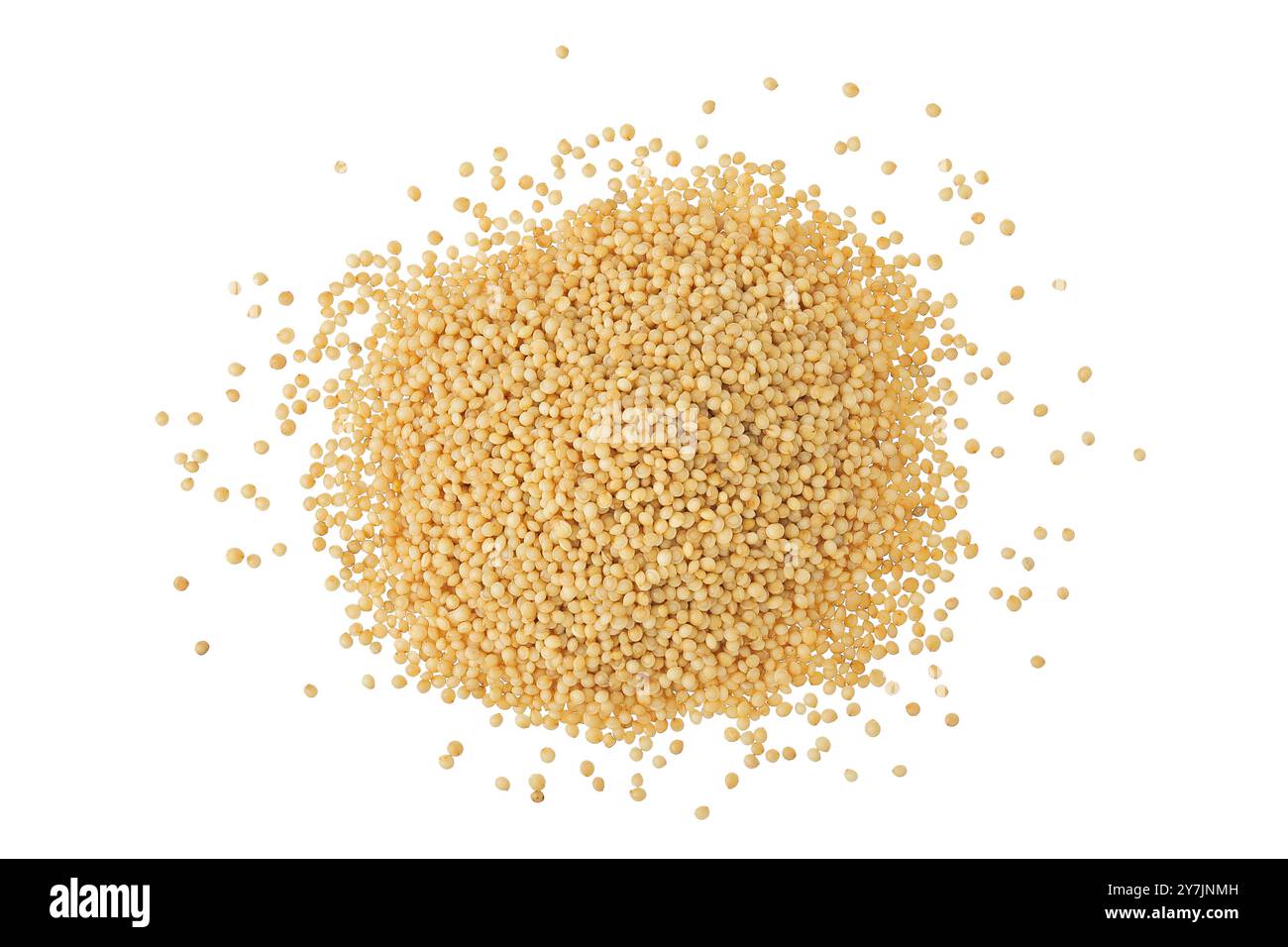 Amaranth grain seeds isolated on white background. Top view. Flat lay ...