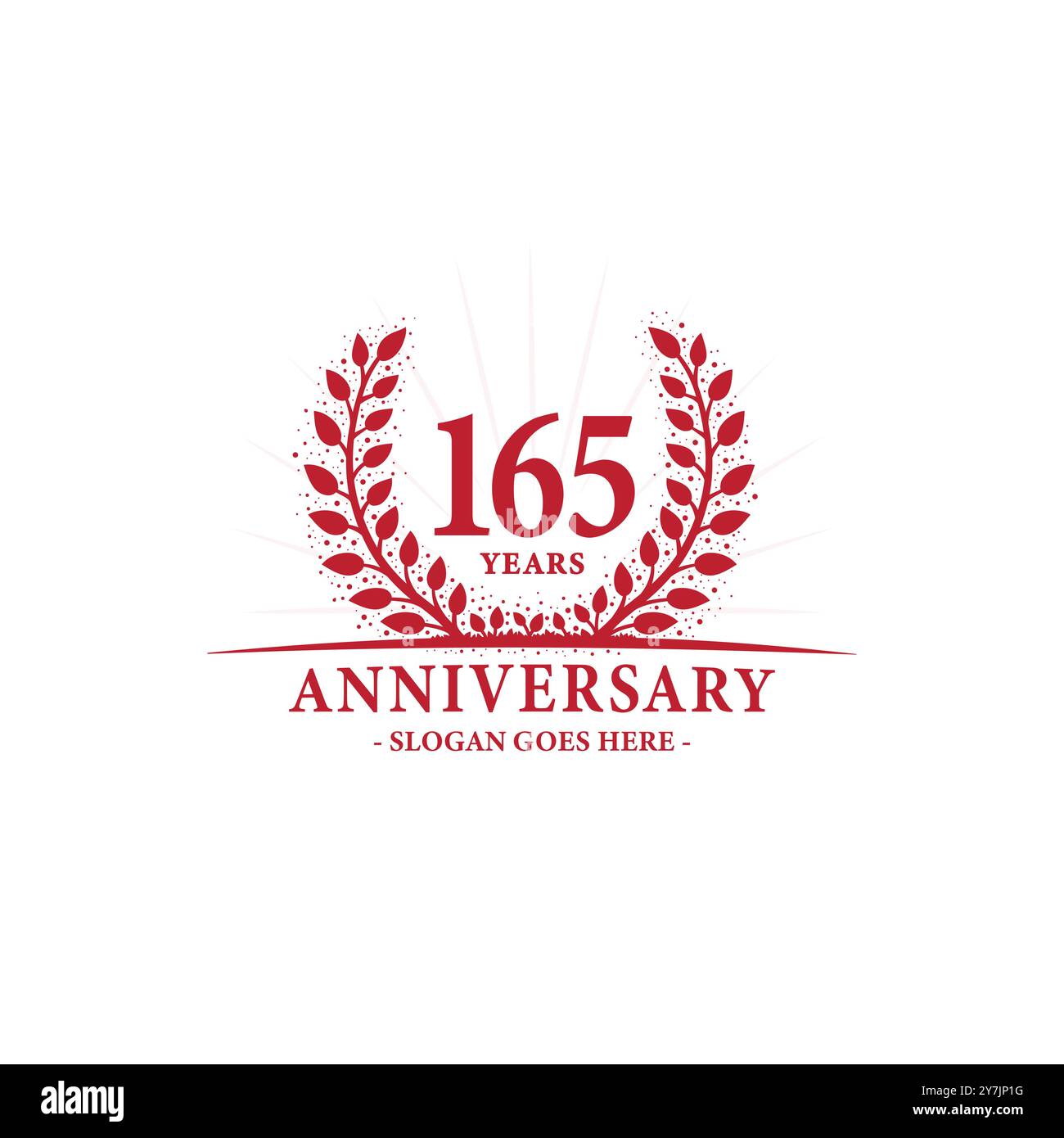 165 years celebrating anniversary logo. 165th years anniversary design ...