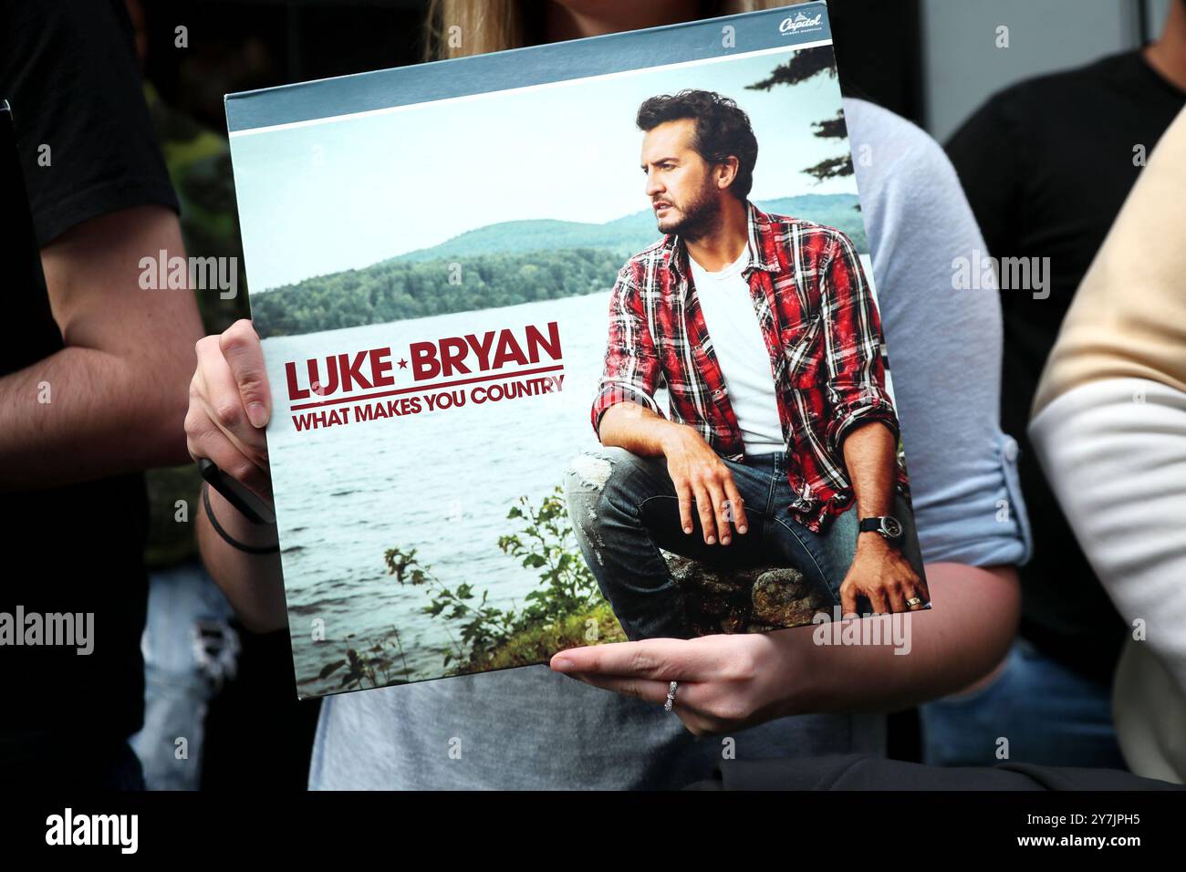New York, NY, USA. 30th Sep, 2024. Atmosphere, Luke Bryan, Album Cover ...