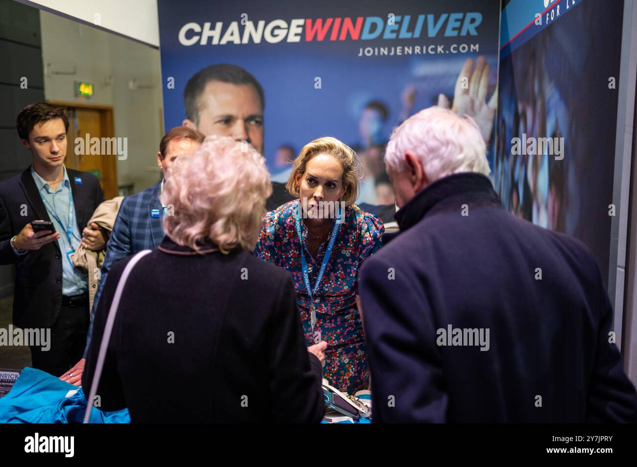 Birmingham, UK. 30th Sep, 2024. Robert Jenrick's wife, Michal Berkner ...