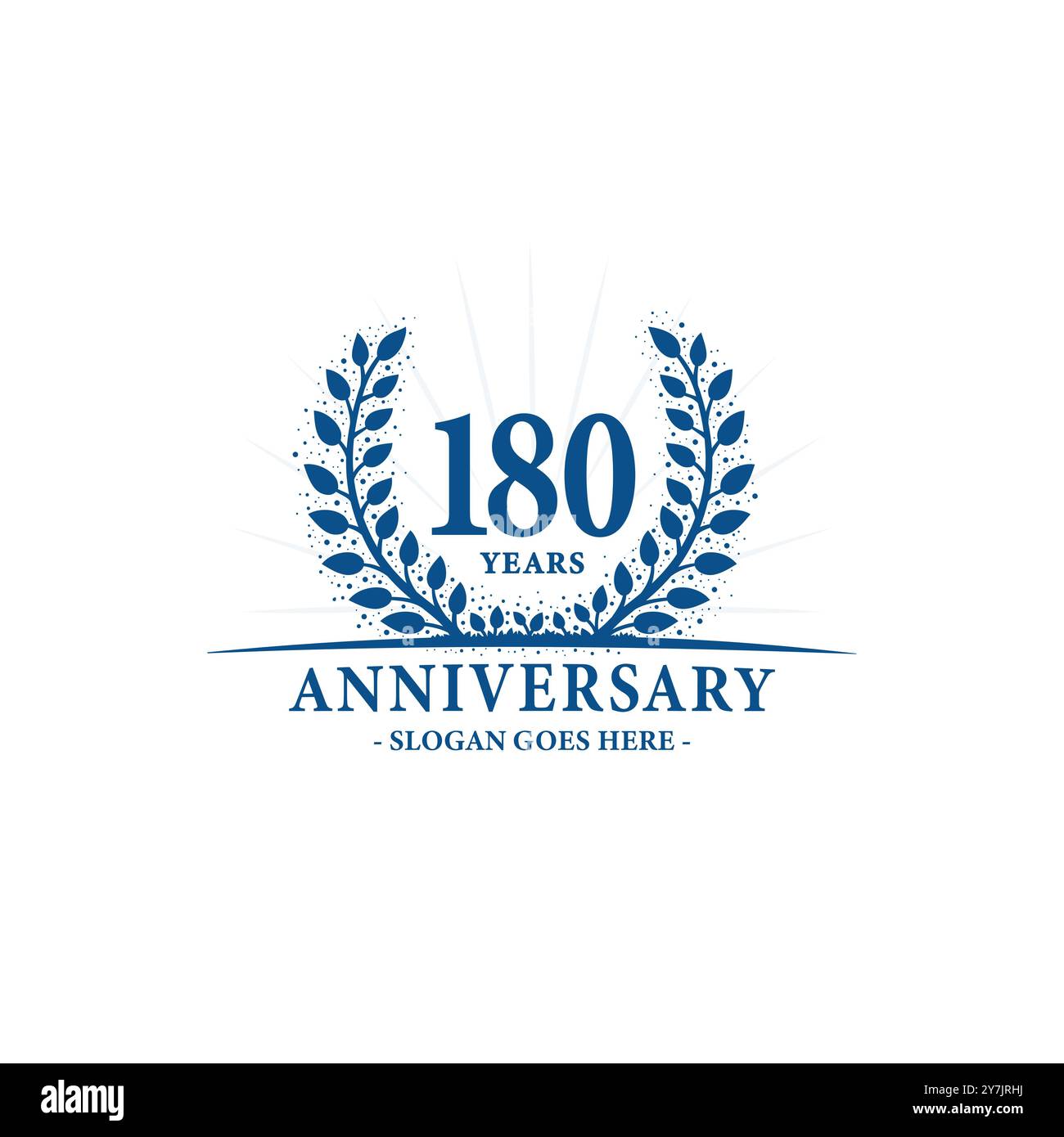180 years celebrating anniversary logo. 180th years anniversary design ...