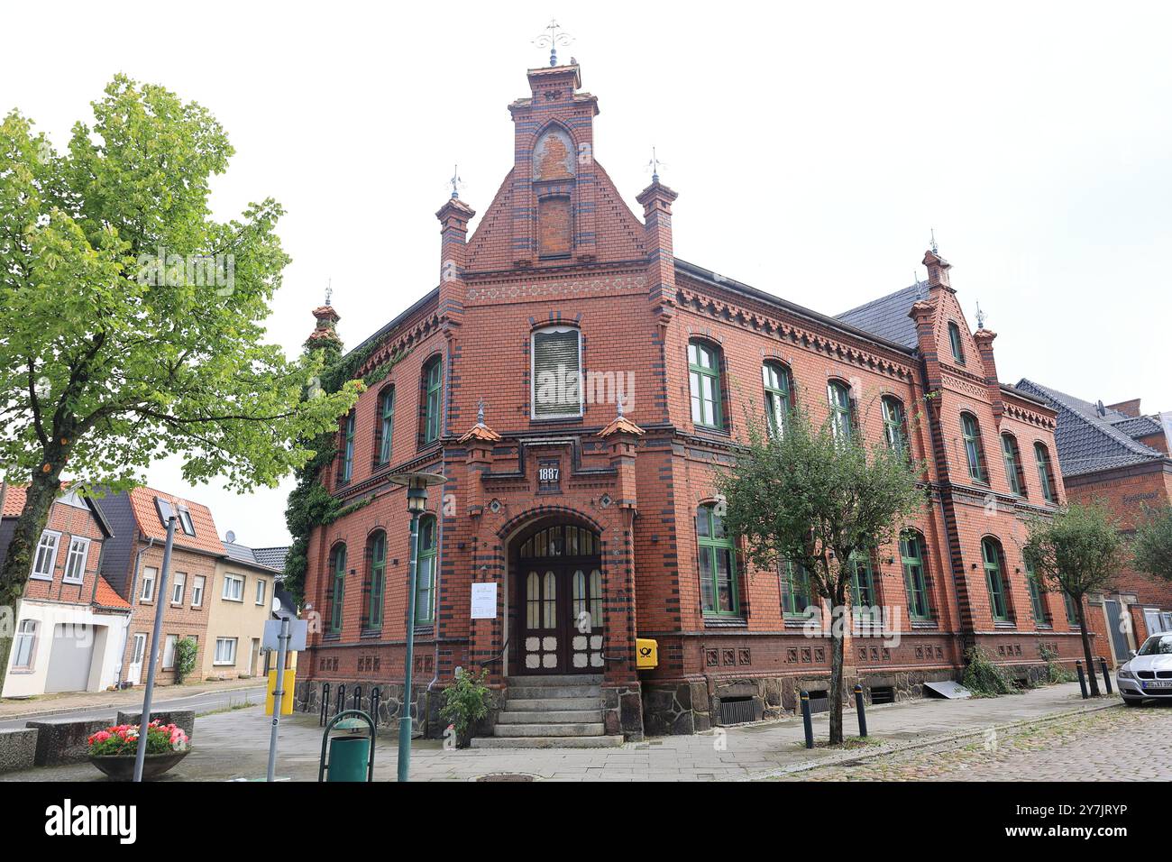 Historical building in the town of Plau am See Stock Photo - Alamy