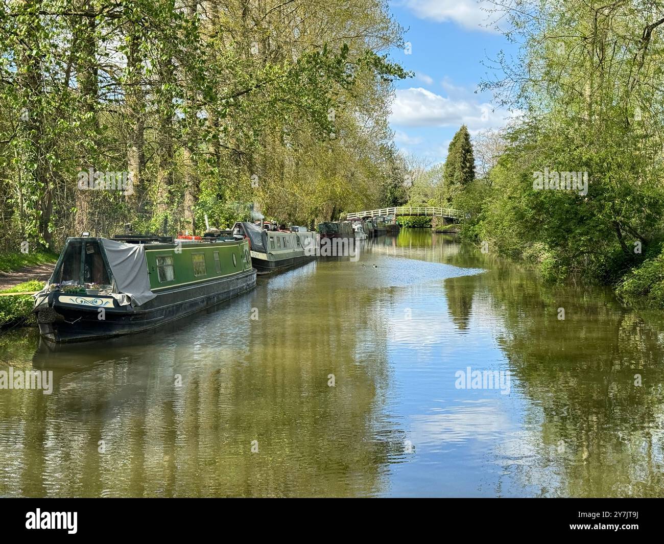The Kennet and Avon Canal at Hungerford Stock Photo - Alamy