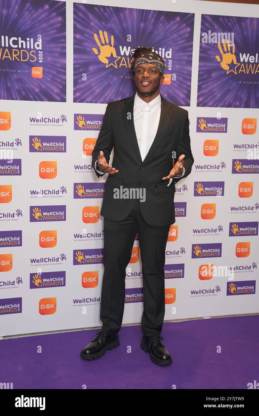 Boxer and YouTube personality KSI arrives for the annual WellChild ...