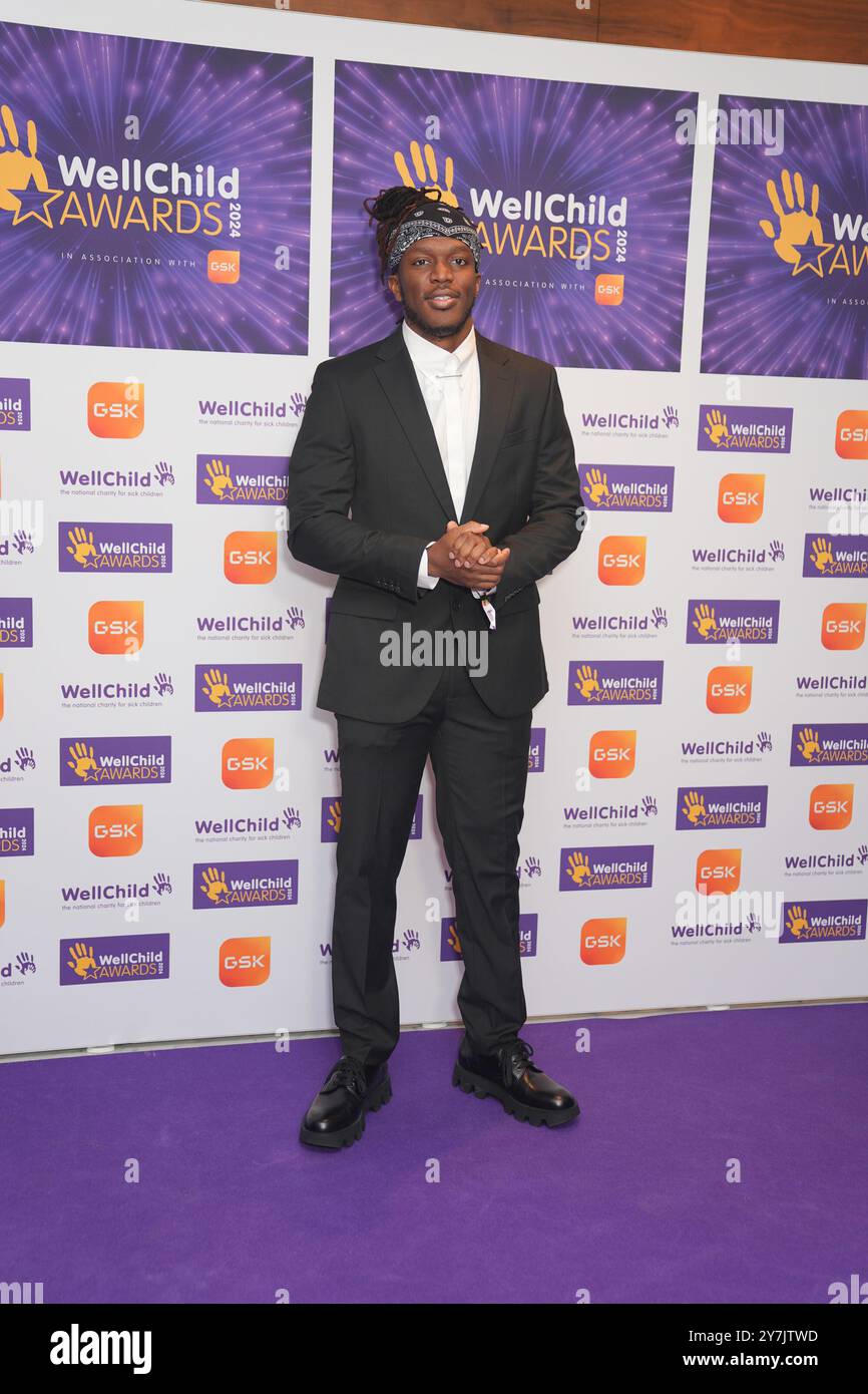 Boxer and YouTube personality KSI arrives for the annual WellChild ...