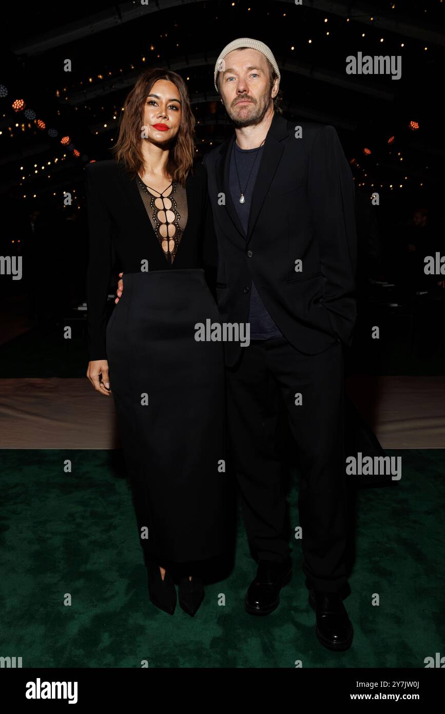 Christine Centenera, left, and Joel Edgerton attend the Victoria ...
