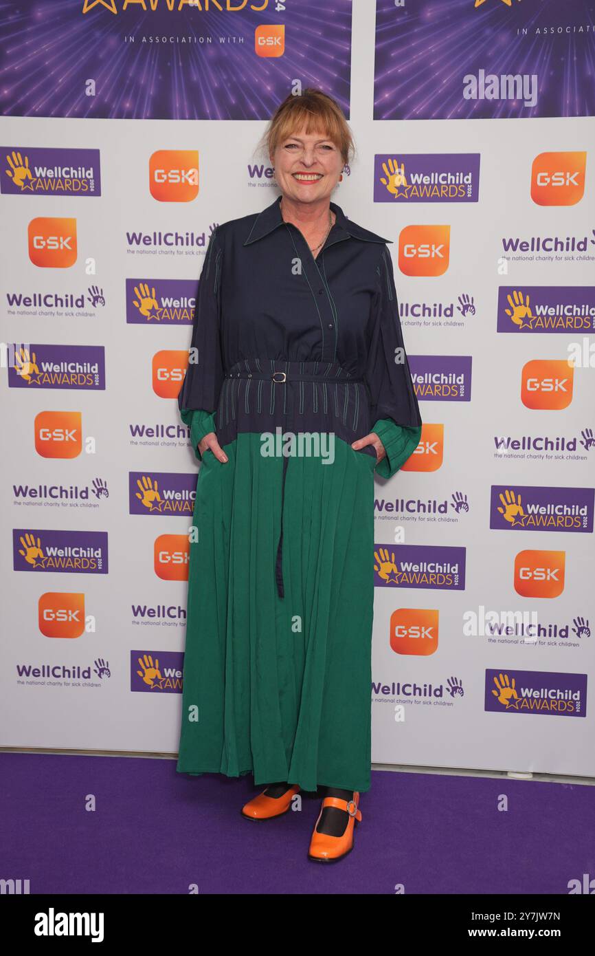 Janet Ellis arrives for the annual WellChild Awards 2024, which ...