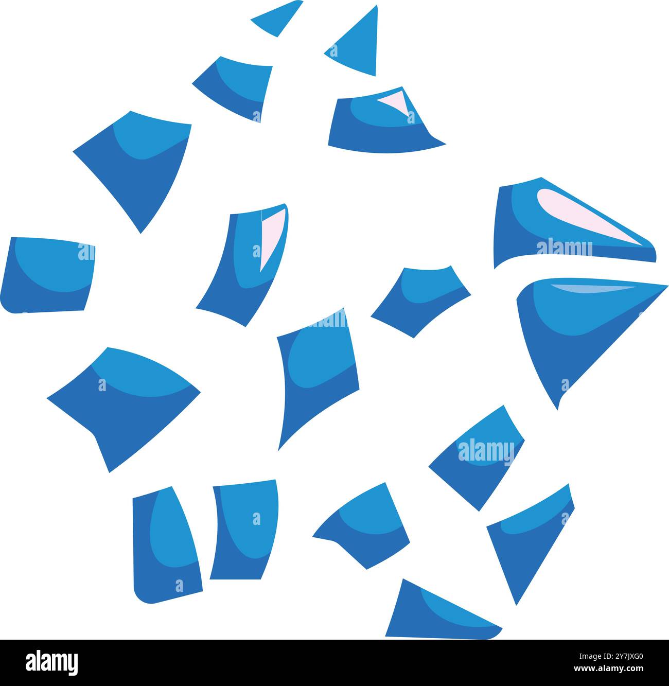 Illustration abstract sharp shards Stock Vector Images - Alamy