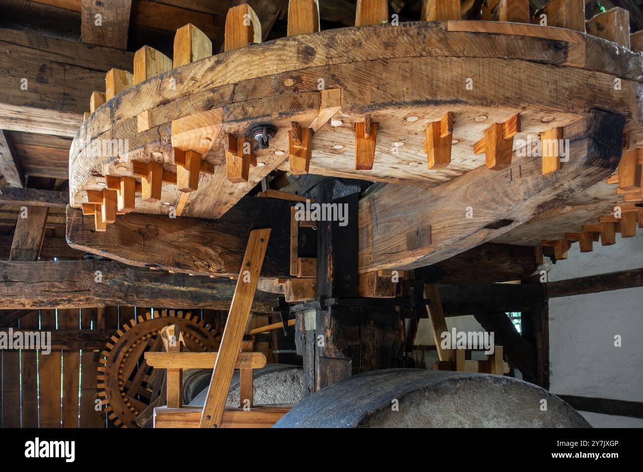 Water mill interior hi-res stock photography and images - Alamy