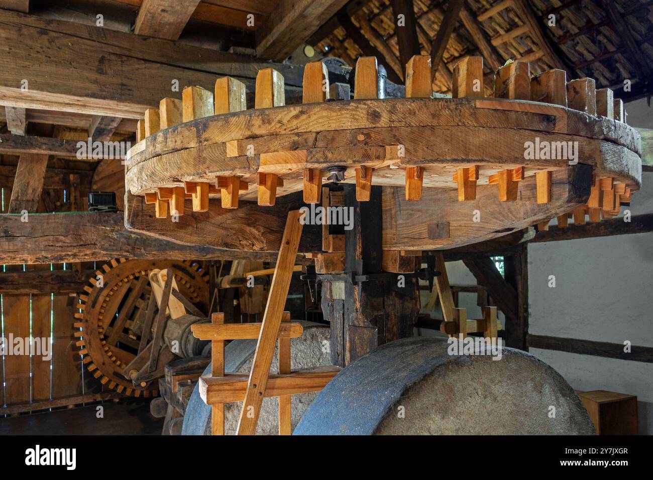 Water mill interior hi-res stock photography and images - Alamy