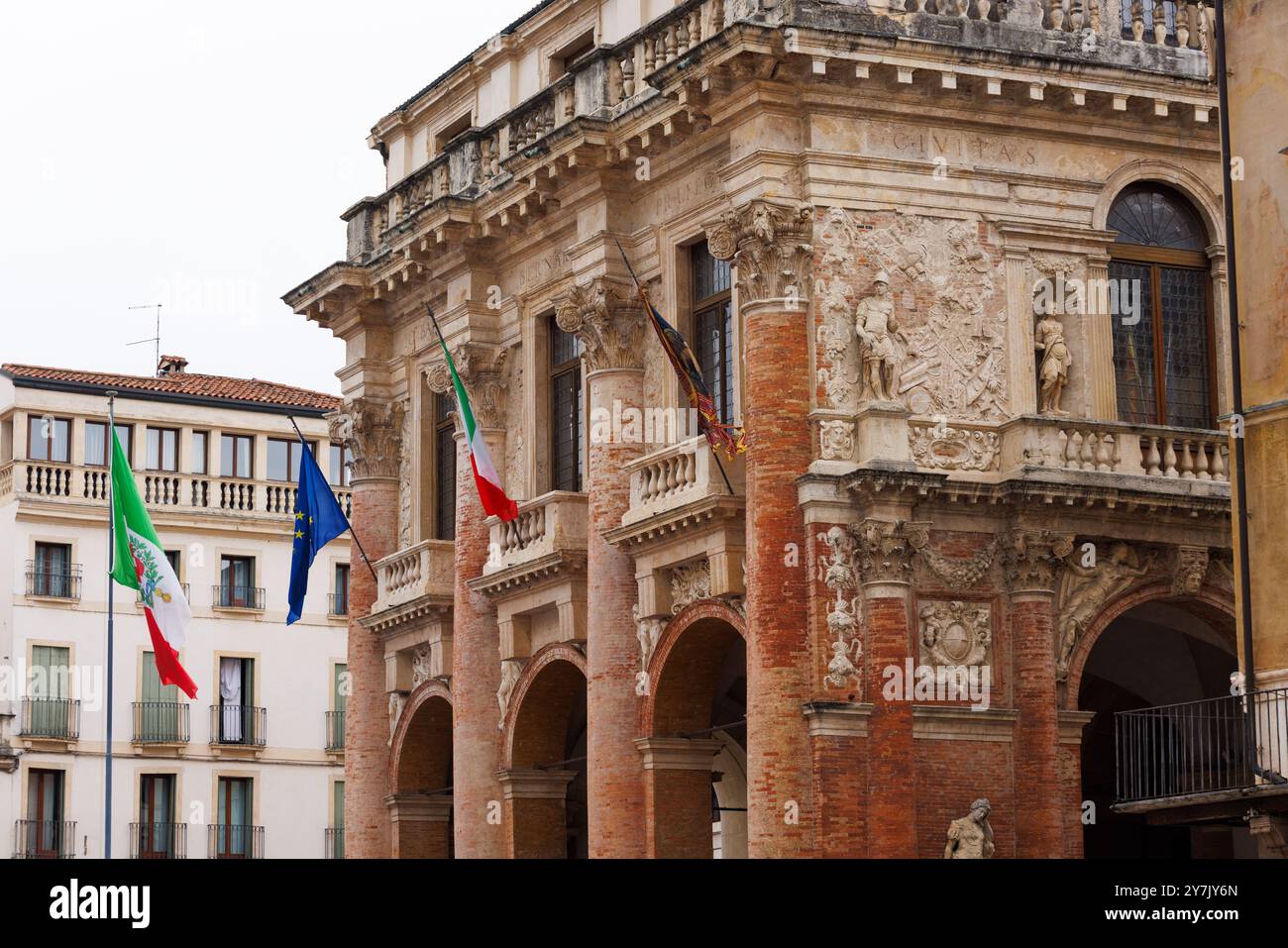 The Palazzo del Capitaniato, also known as the loggia del Capitaniato ...