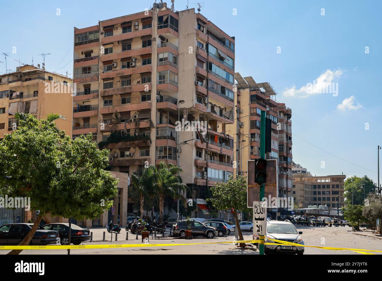 Beirut, Lebanon. 30th Sep, 2024. Sylvain Rostaing/Le Pictorium - Beirut ...