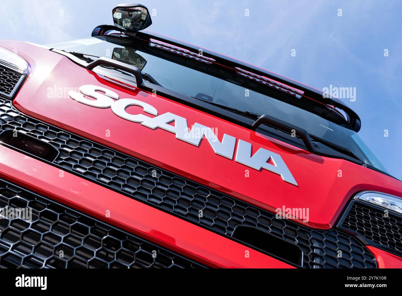 Scania logo hi-res stock photography and images - Alamy