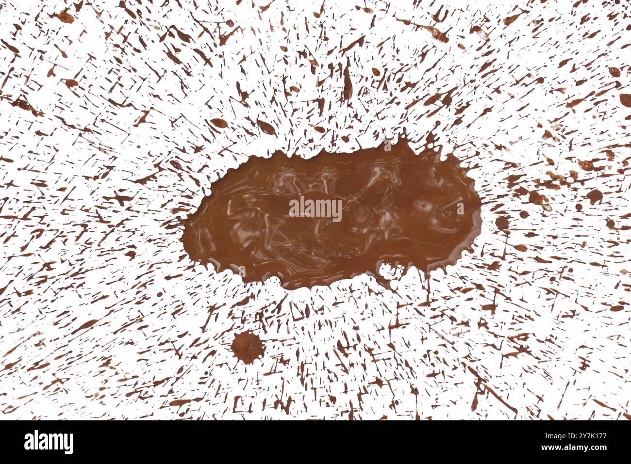 mud splash isolated on white background Stock Photo - Alamy