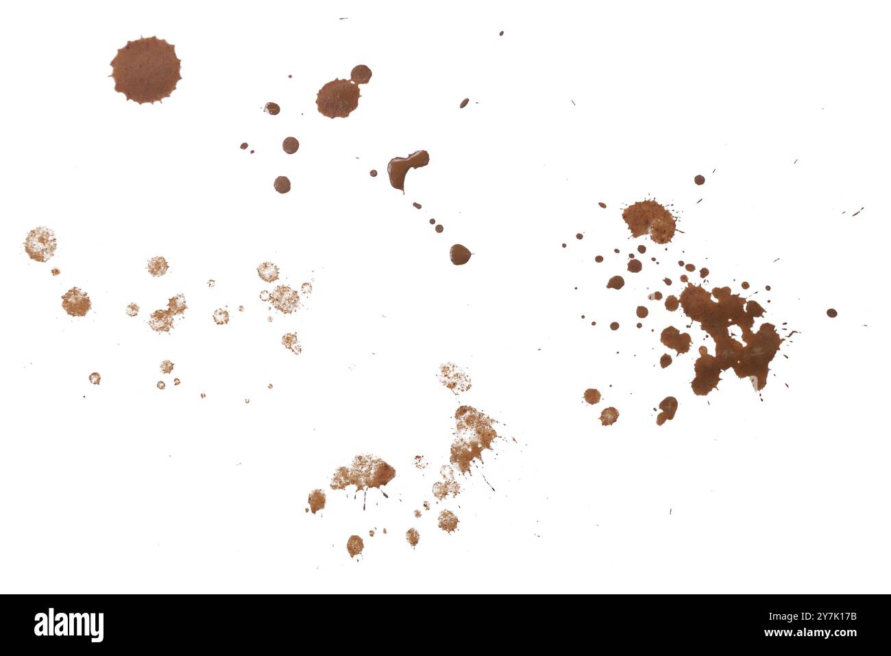 mud splash isolated on white background Stock Photo - Alamy