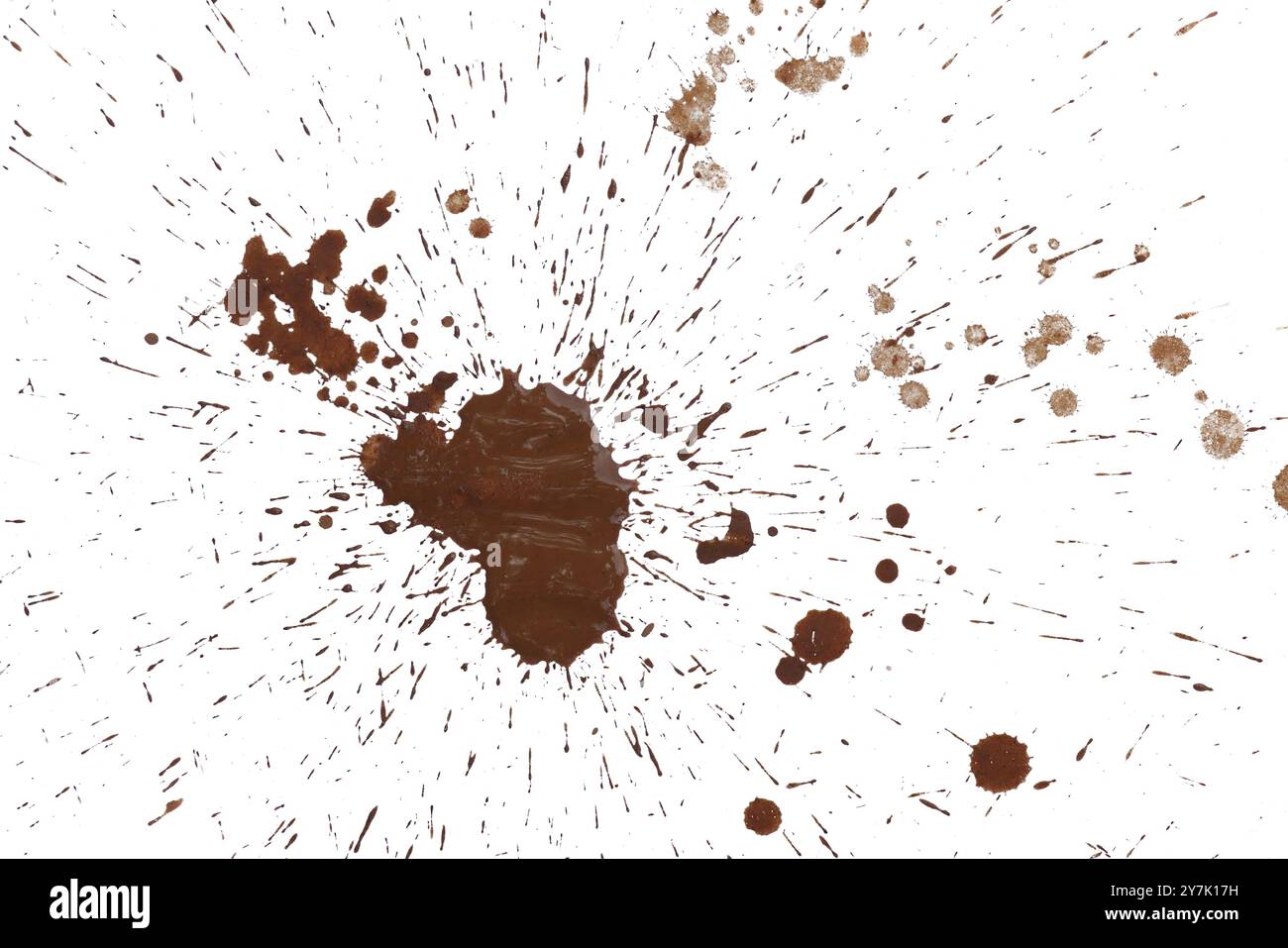 mud splash isolated on white background Stock Photo - Alamy