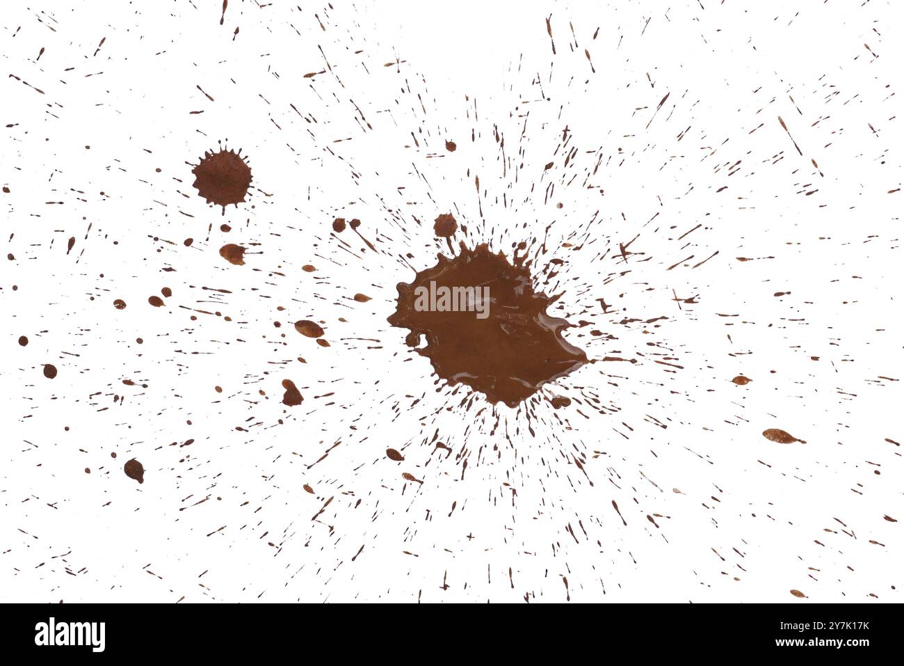 mud splash isolated on white background Stock Photo - Alamy
