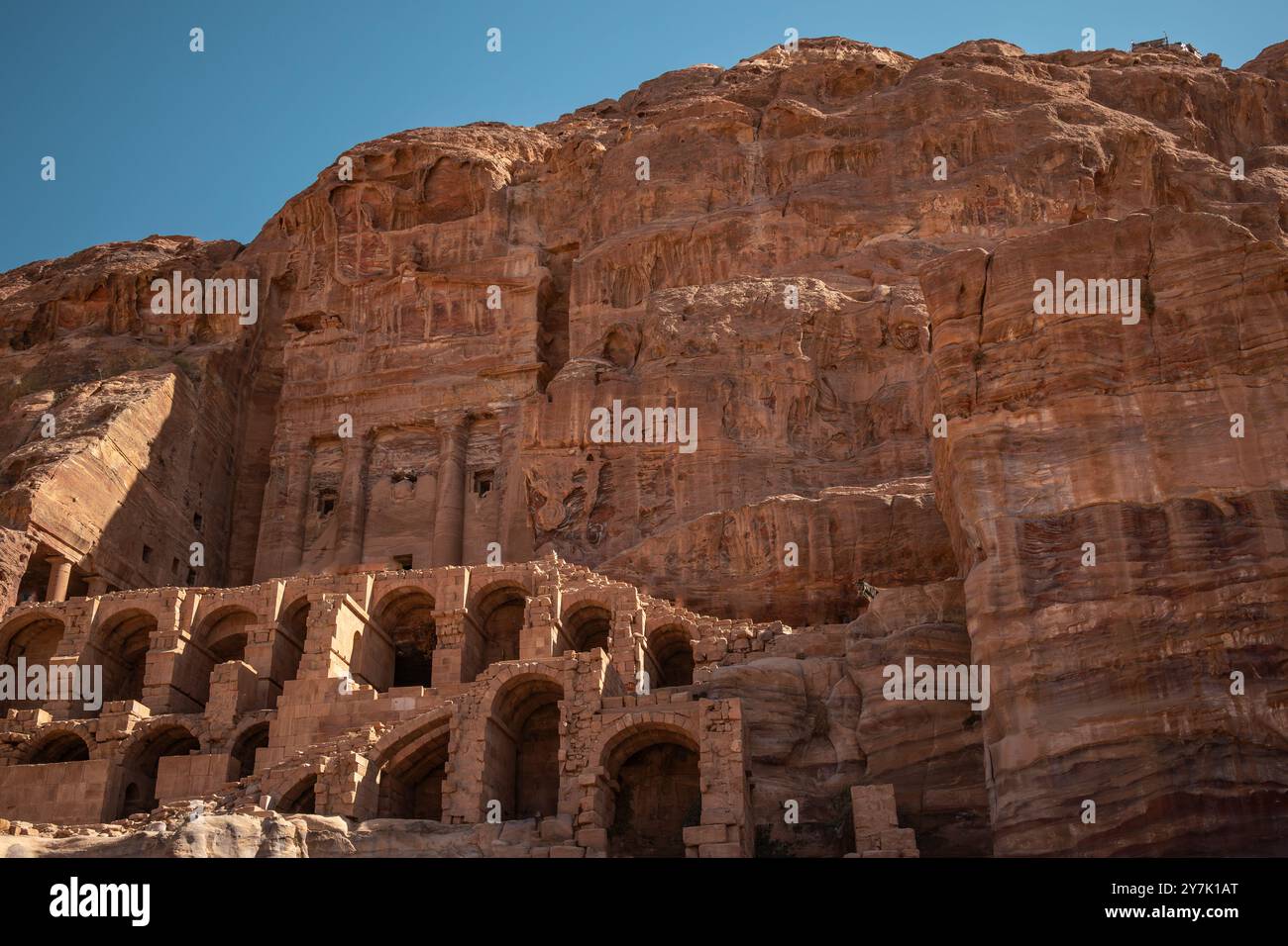 The Urn Tomb in Archaeological City in Southern Jordan. Carved ...