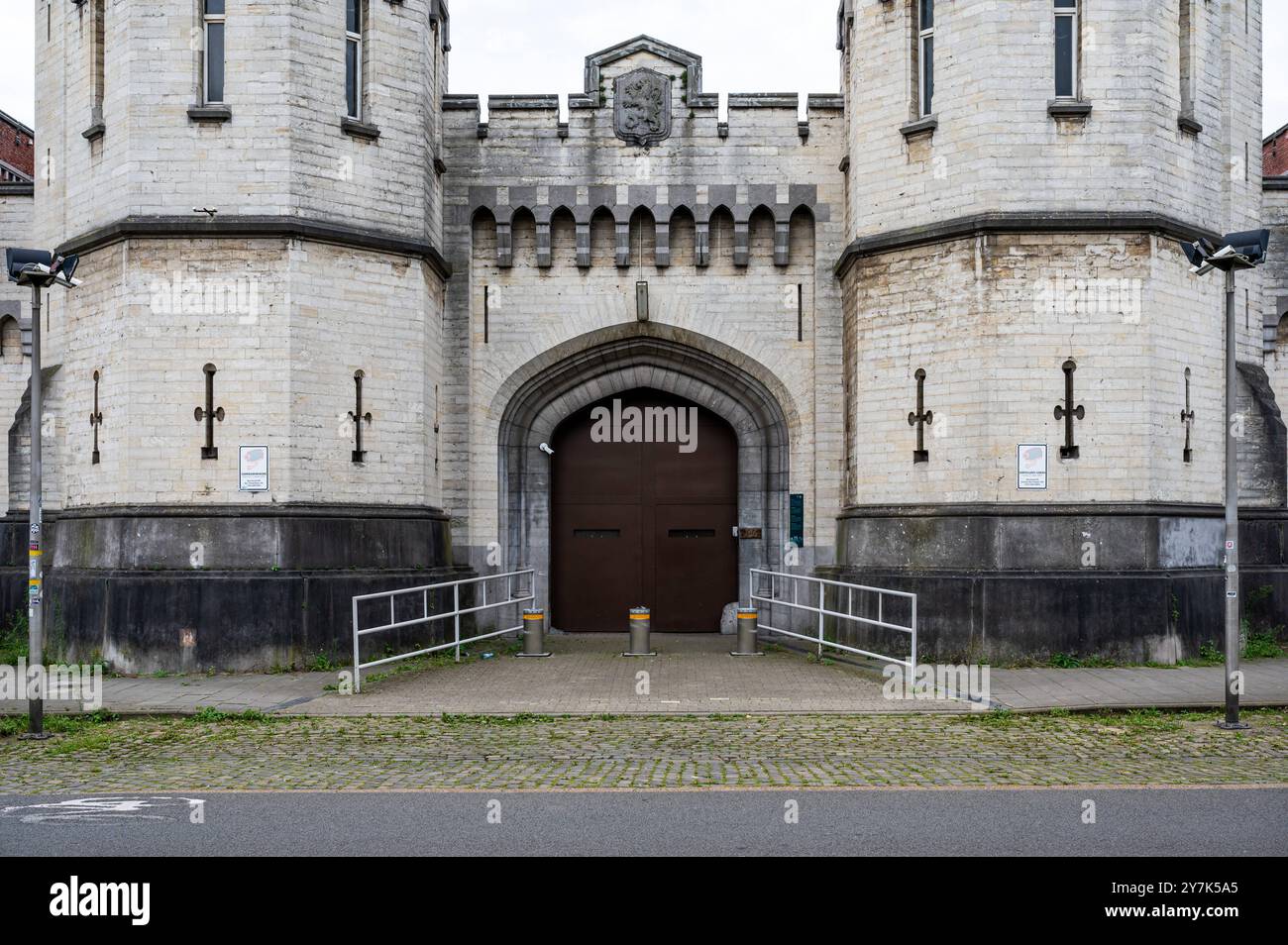 The historical prison of Saint Gilles, Brussels, Belgium, SEP 22, 2024 ...