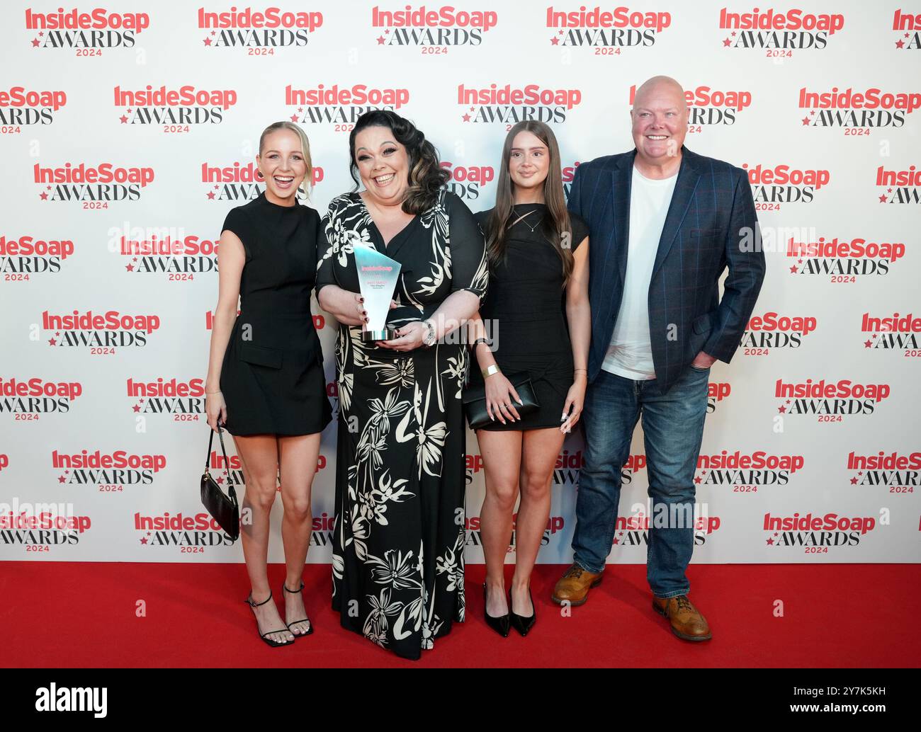 (left to right) Eden Taylor-Draper, Lisa Riley, Katie Hill and Dominic ...