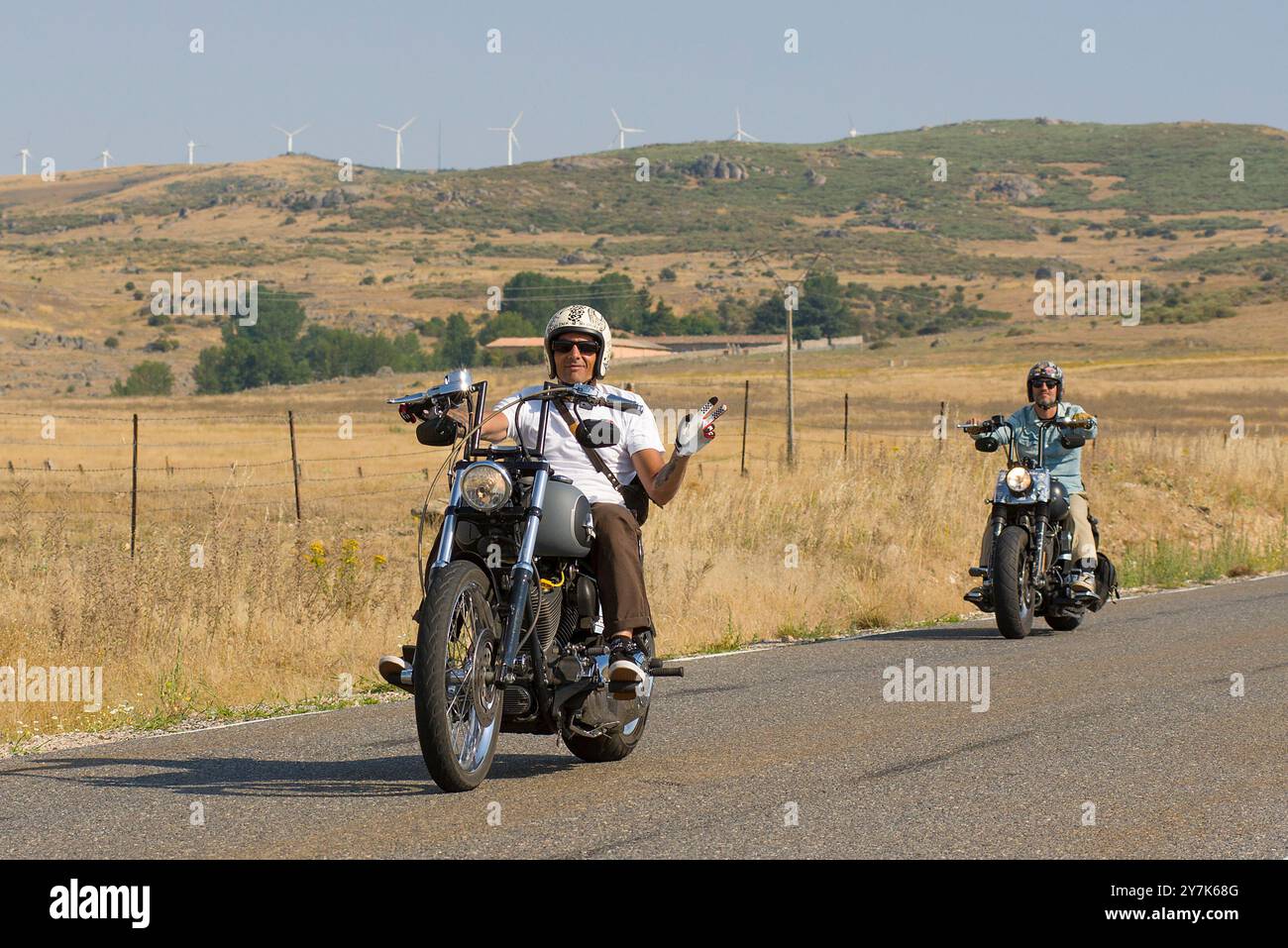 Harley davidson mountain road hi-res stock photography and images - Alamy