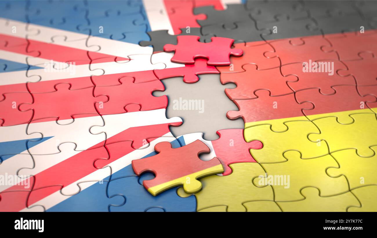 Cooperation between Germany and Great Britain Stock Photo - Alamy