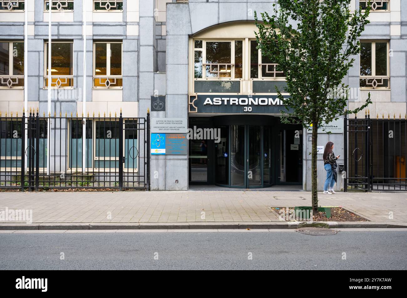 The Atrium office building with the district court and medical house ...