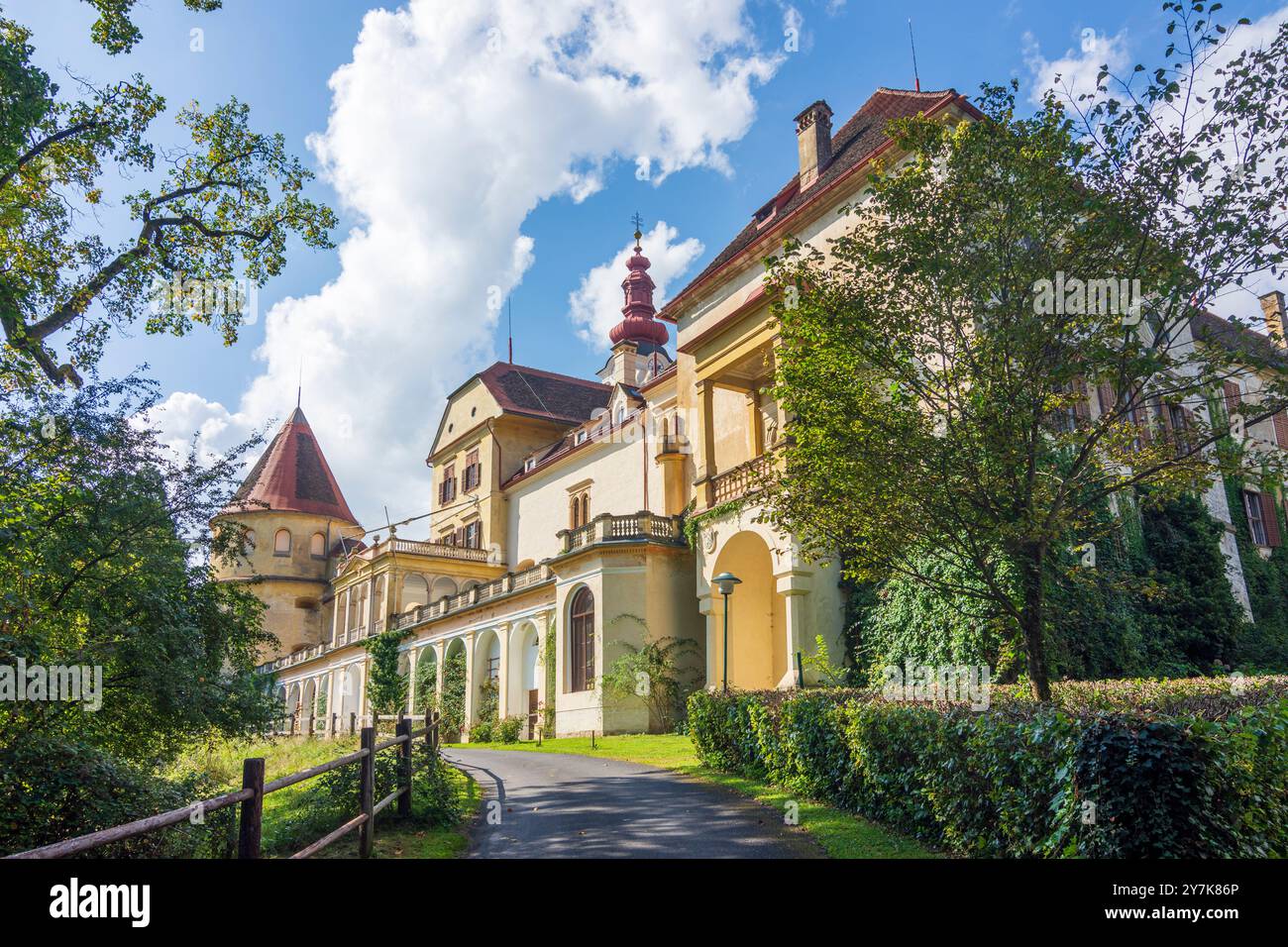 Schloss Hollenegg Castle in hamlet Hollenegg Stock Photo - Alamy