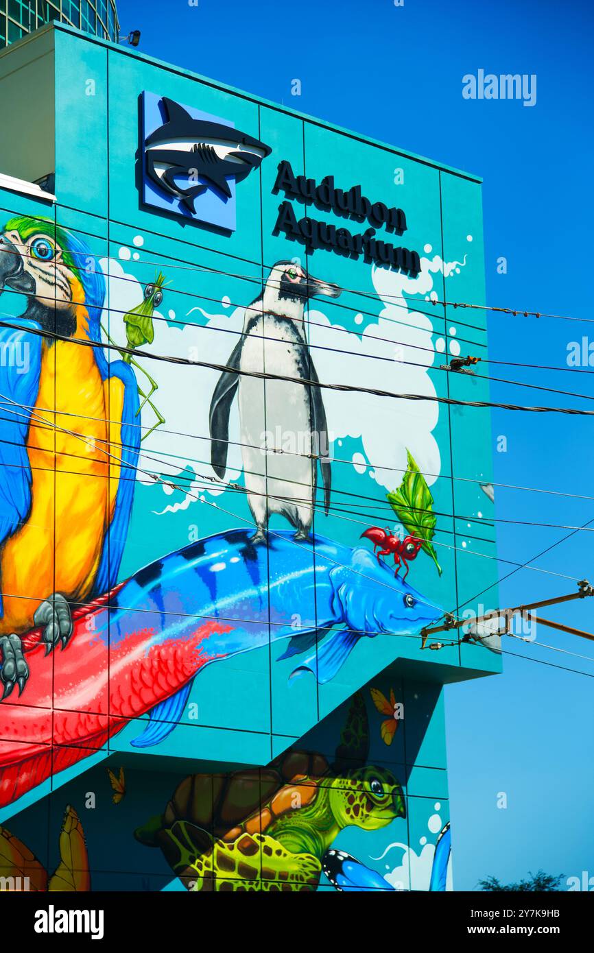 The Audubon Aquarium, part of the Audubon Nature Institute, in the ...