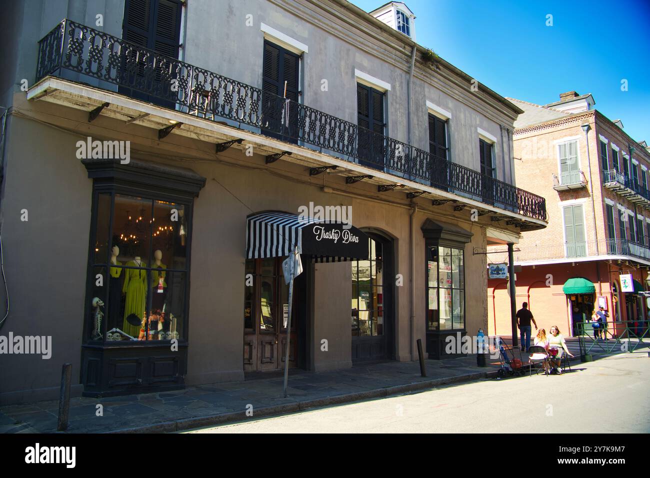 Trashy Diva storefront on Royal Street in the French Quarter Stock ...