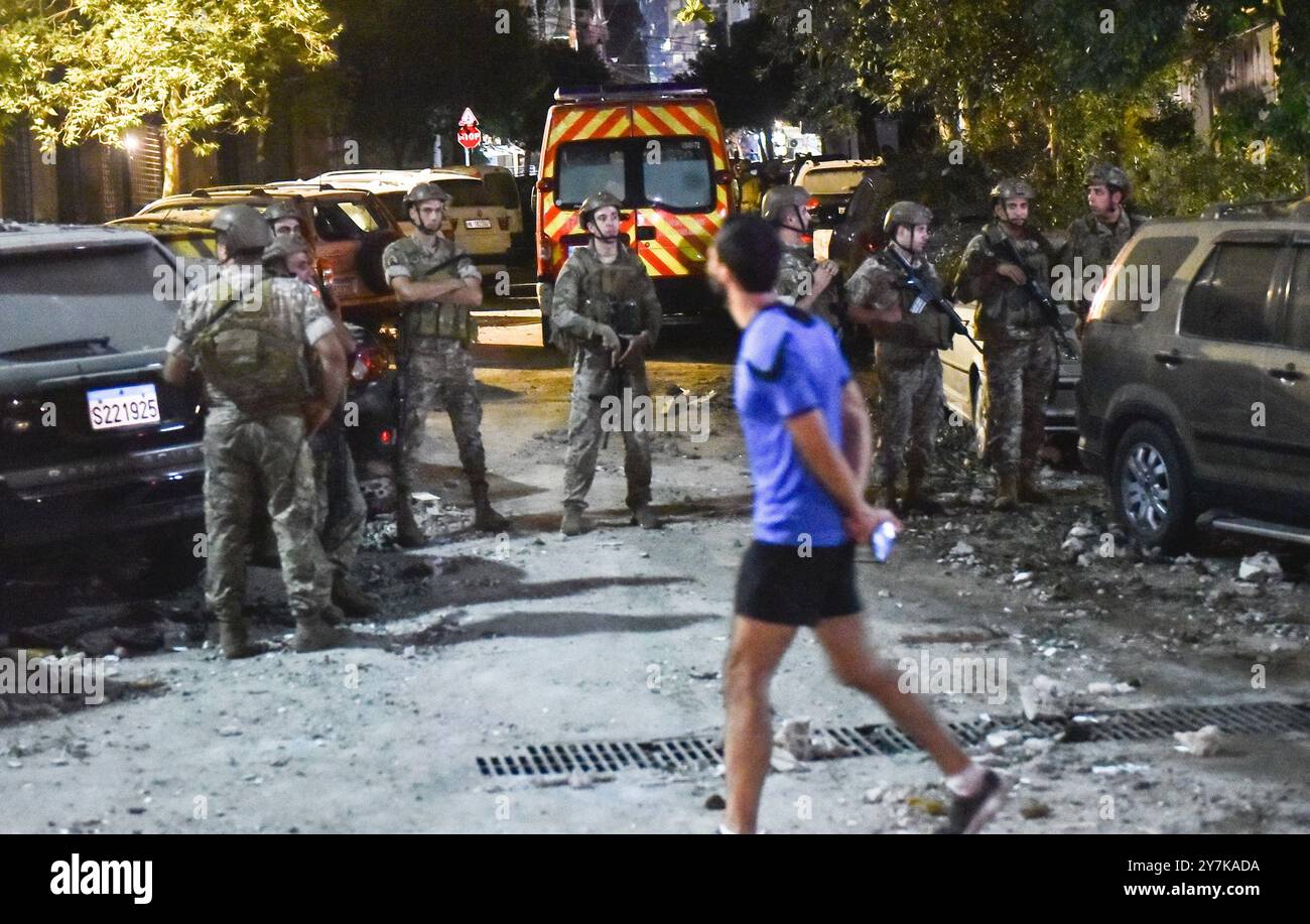 Soldiers secure the area after three leaders of the Popular Front for ...