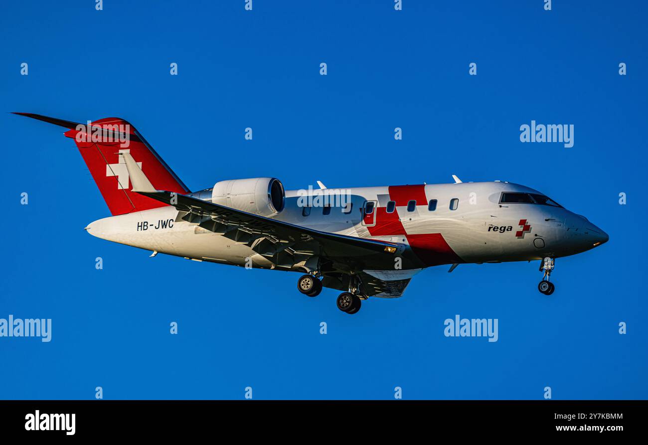 Zurich, Switzerland, 10th May 2024: A Bombardier Challenger 650 from ...
