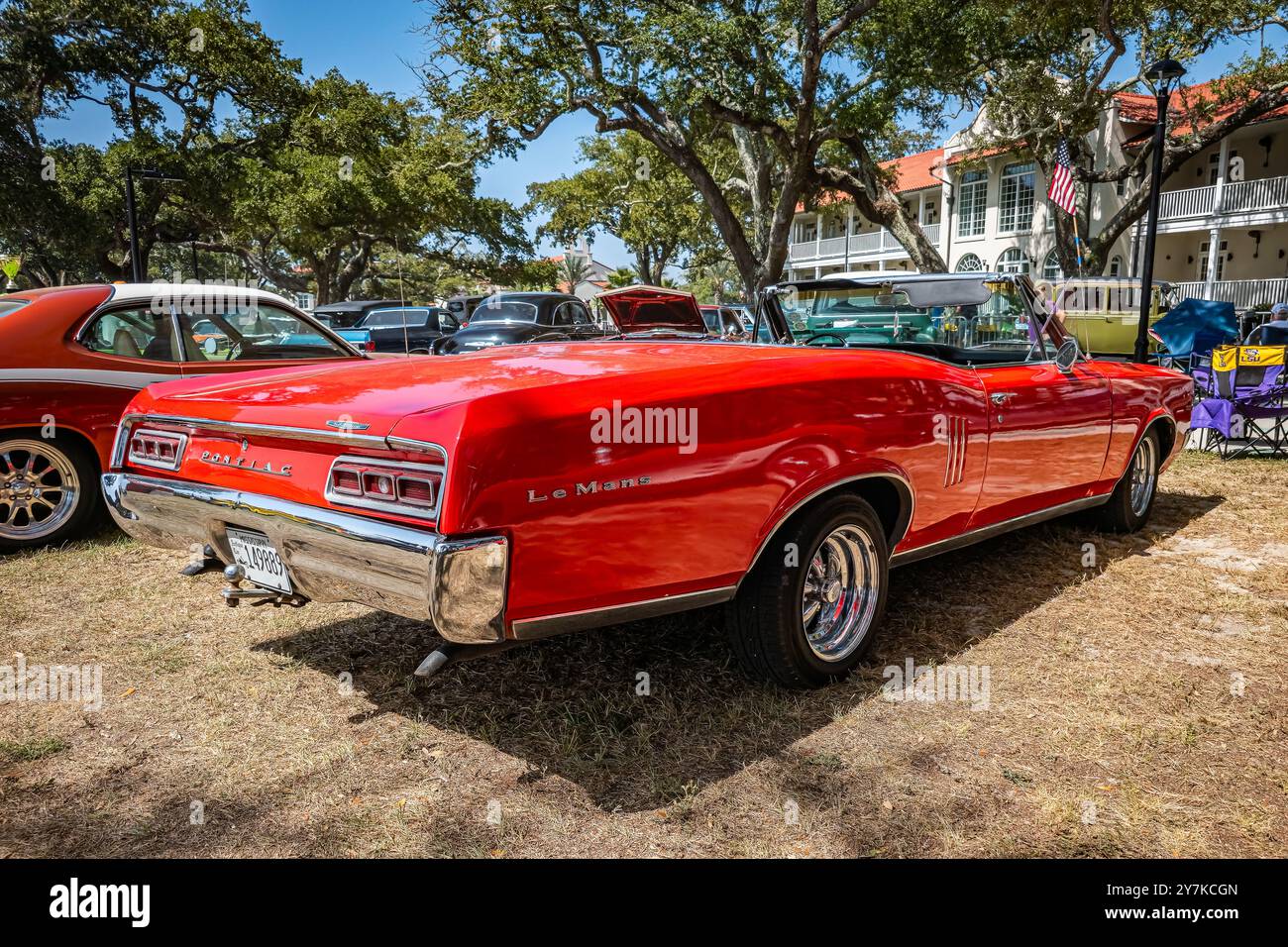 Gulfport, MS - October 03, 2023: High perspective rear corner view of a ...