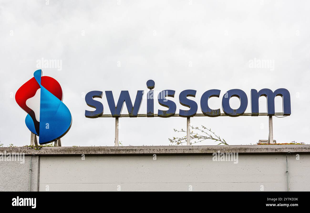 Pfungen, Switzerland, 25th Aug 2024: Logo of the telecommunications ...