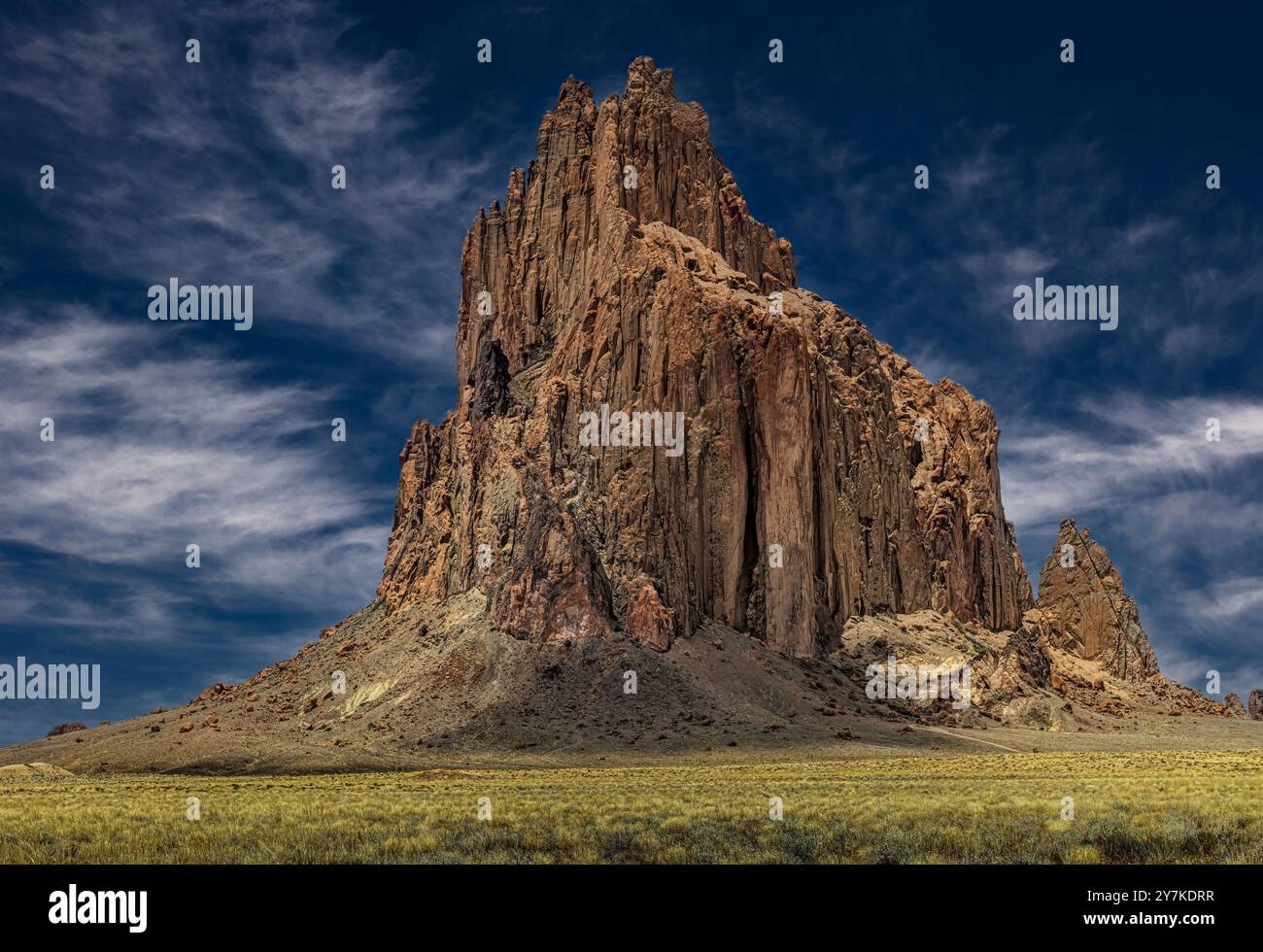 Basaltic Plug, Shiprock, NM Stock Photo - Alamy