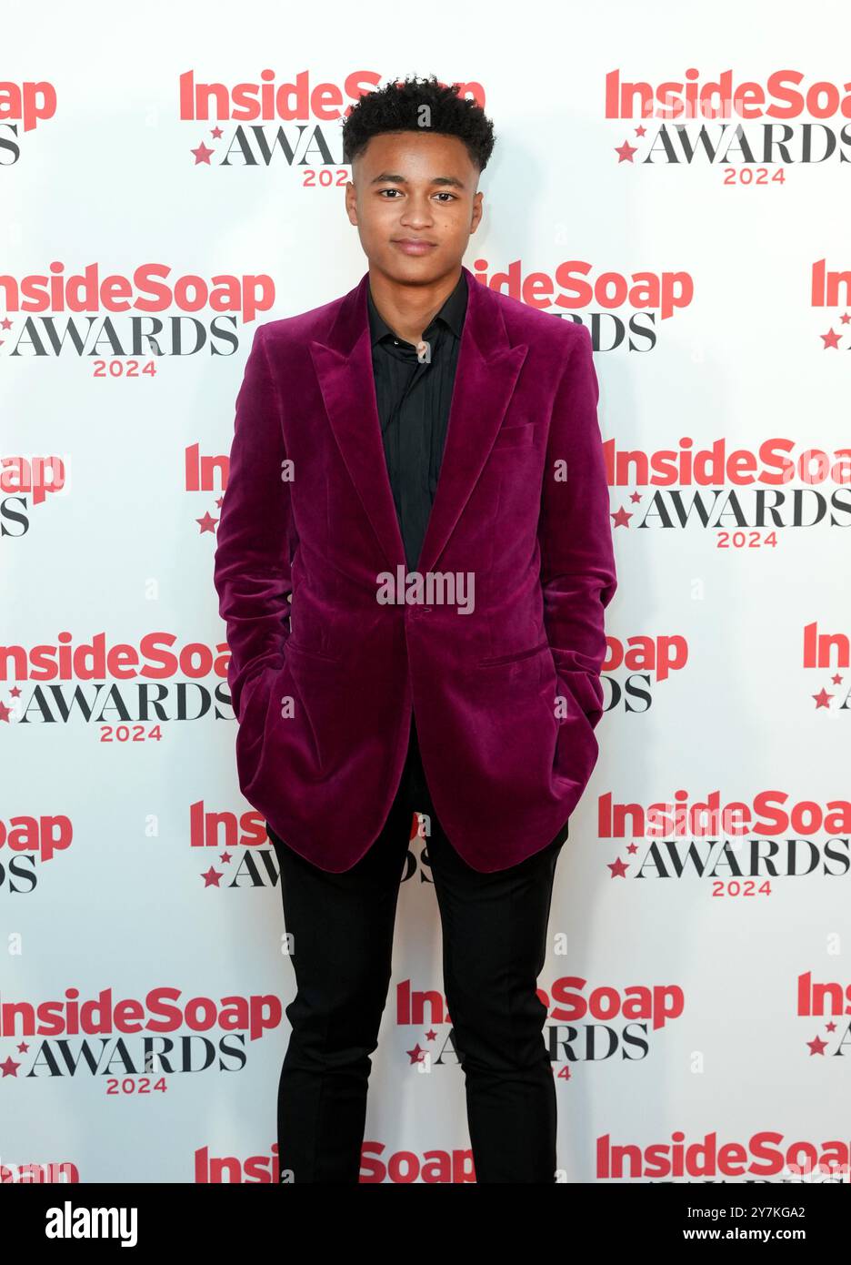 Jaden Ladega at the Inside Soap Awards, at Salsa Temple in London ...
