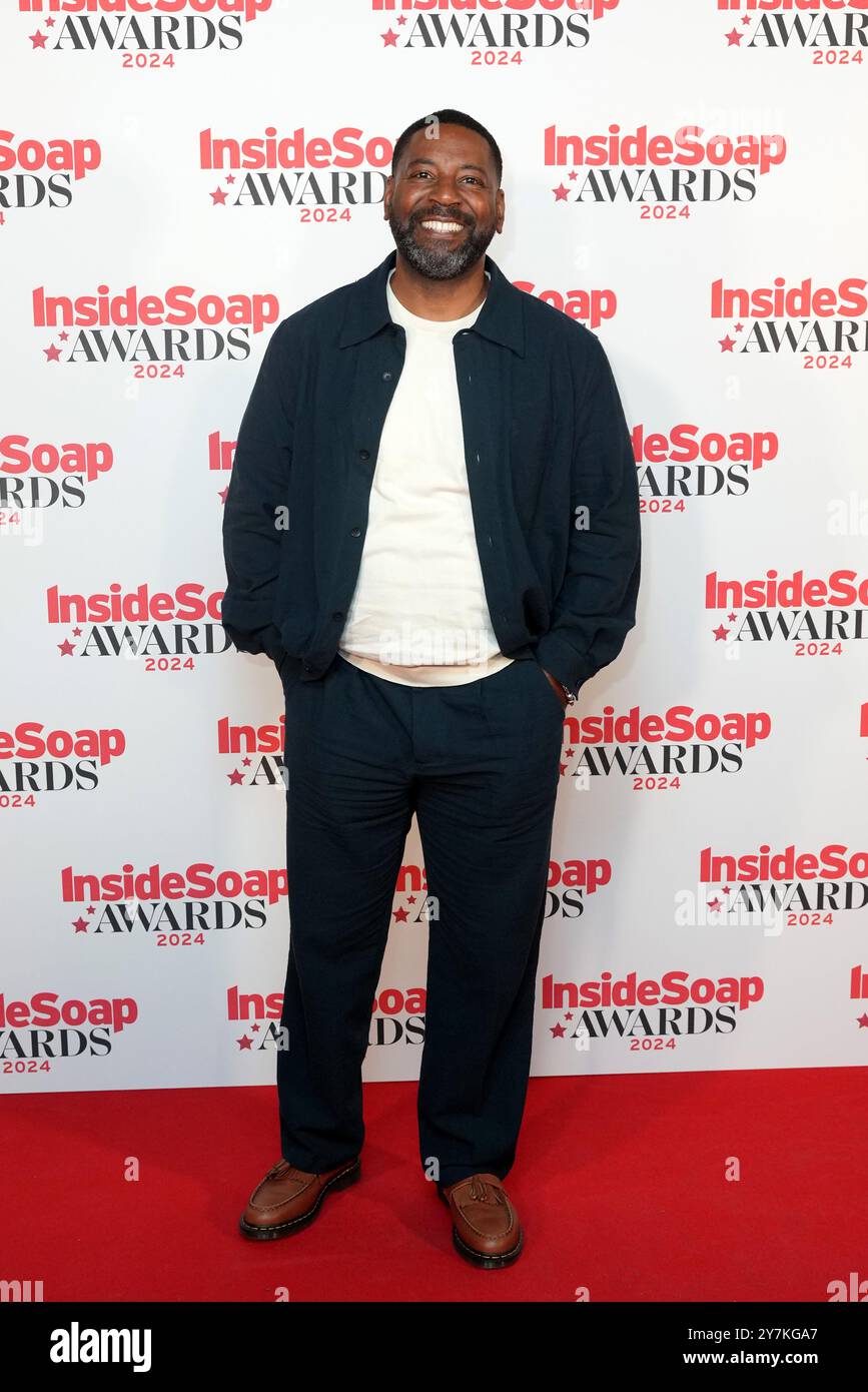 Kevin Mathurin at the Inside Soap Awards, at Salsa Temple in London ...