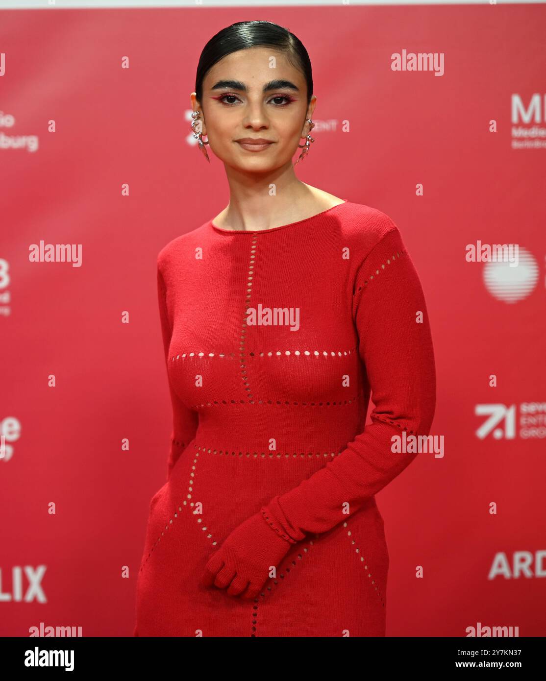 Berlin, Germany. 30th Sep, 2024. Bayan Layla, actress, on the red ...